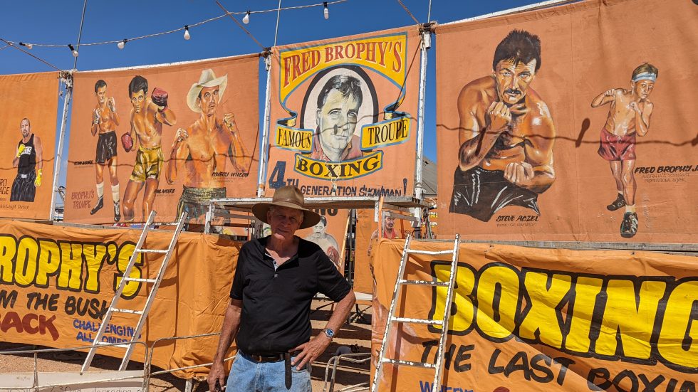Fred Brophy and the world’s last Boxing Troupe – Birdsville Races